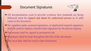 Good Documentation Practice (GDP) | PPTX