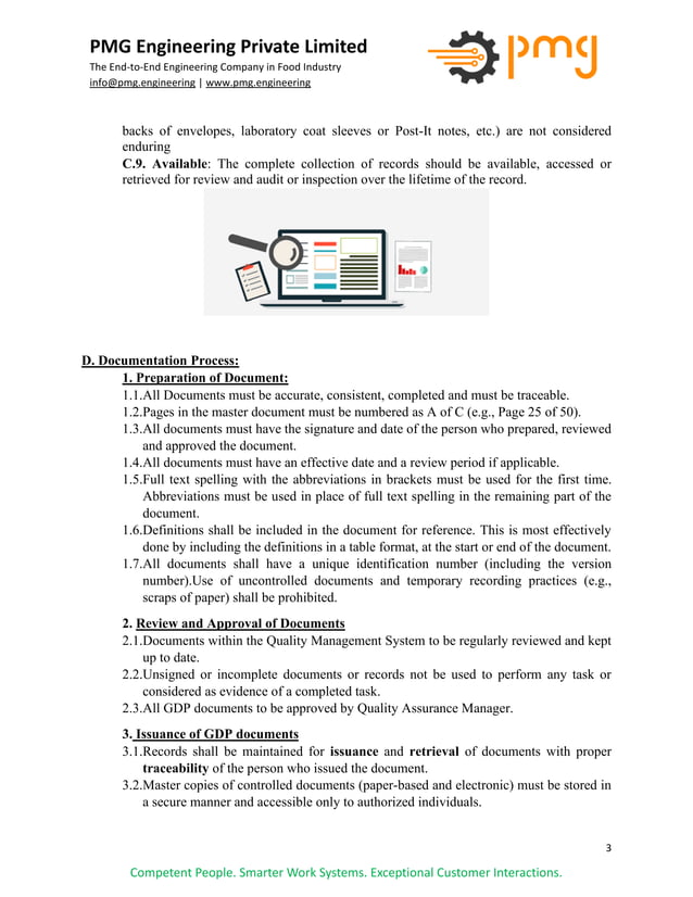 Good Document Practice- Introduction, Need, Features of Documentation ...