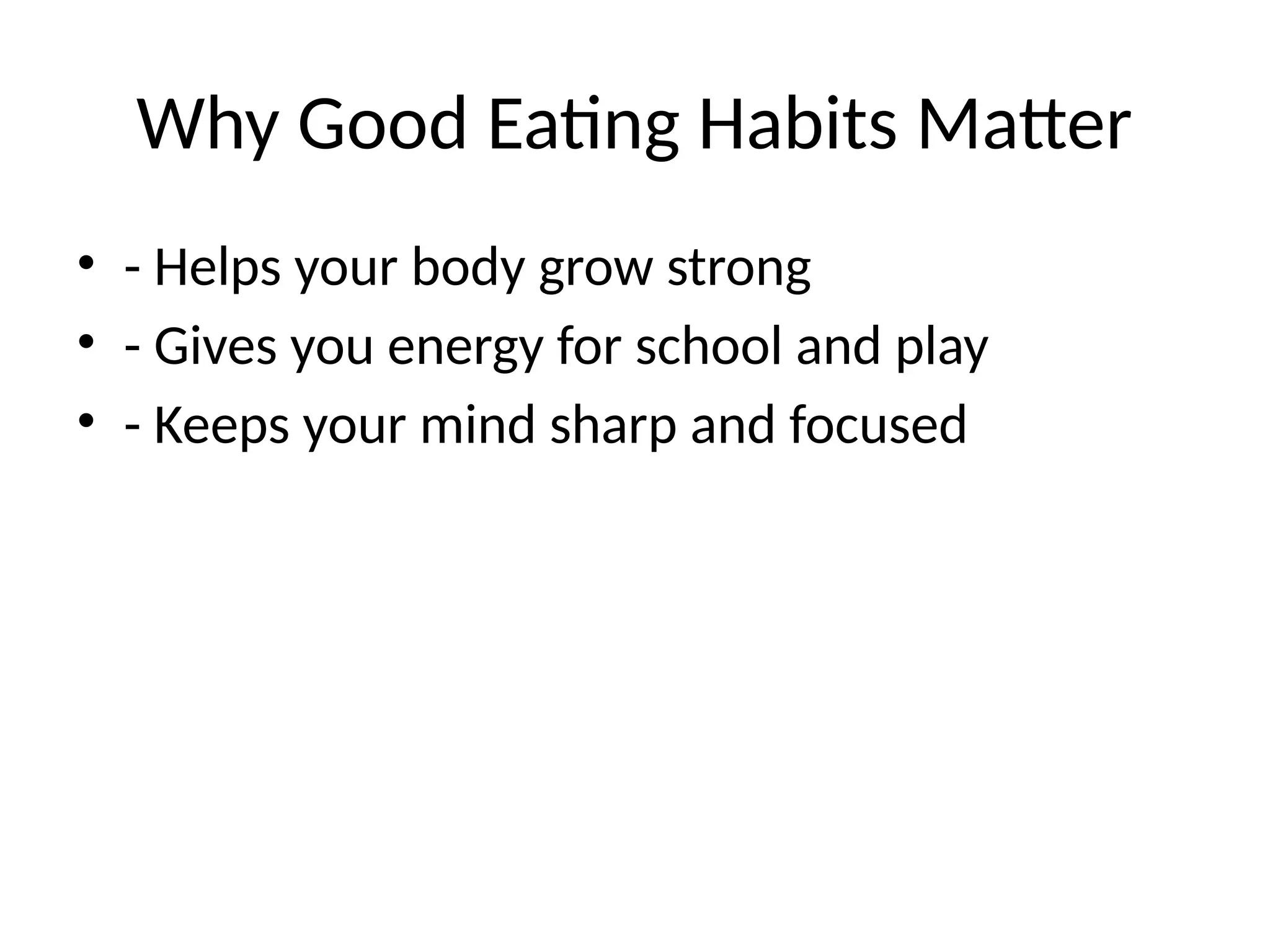 Good_Eating_Habits_Presentation.pptx tutorials | PPTX