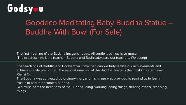 Goodeco Meditating Baby Buddha Statue – Buddha With Bowl (For Sale).pptx