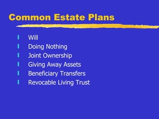 Basic Estate Planning | PPT