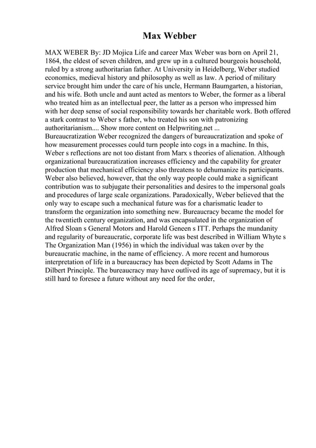 Good Essay Structure Example | PDF