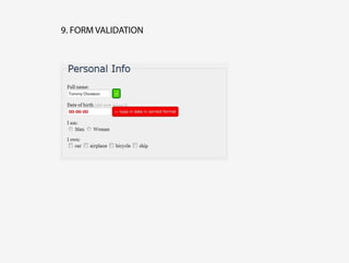 Good exampleas of better user experniece elements | PPT