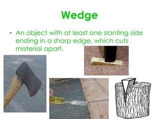 Real Life Wedge Examples