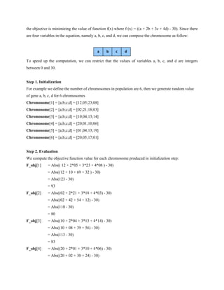 Good example on ga | PDF