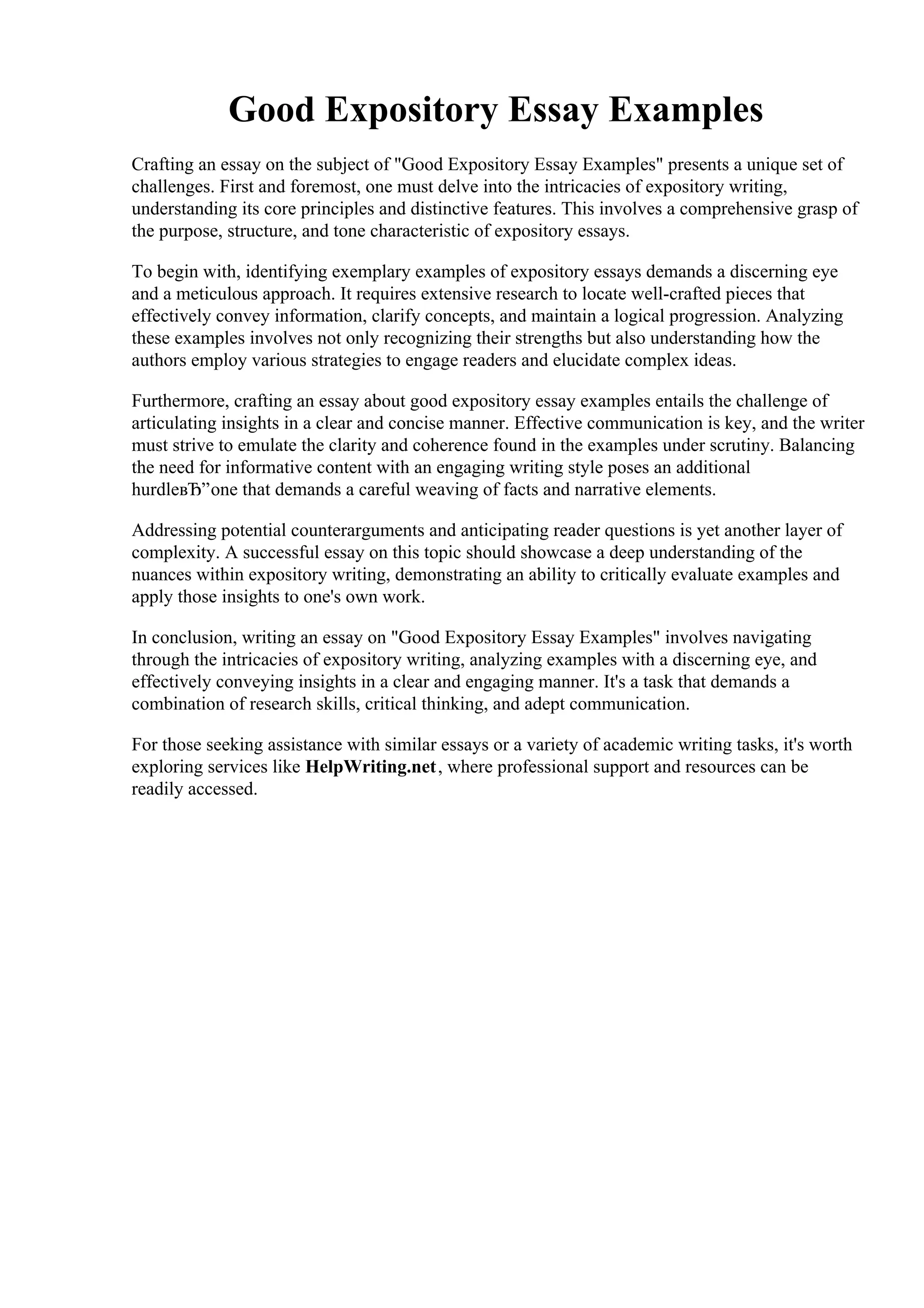 Good Expository Essay Examples.pdf