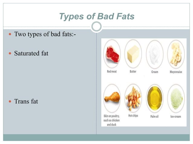 Good fat vs. bad fat | PPTX | Heart and Cardiovascular Diseases ...
