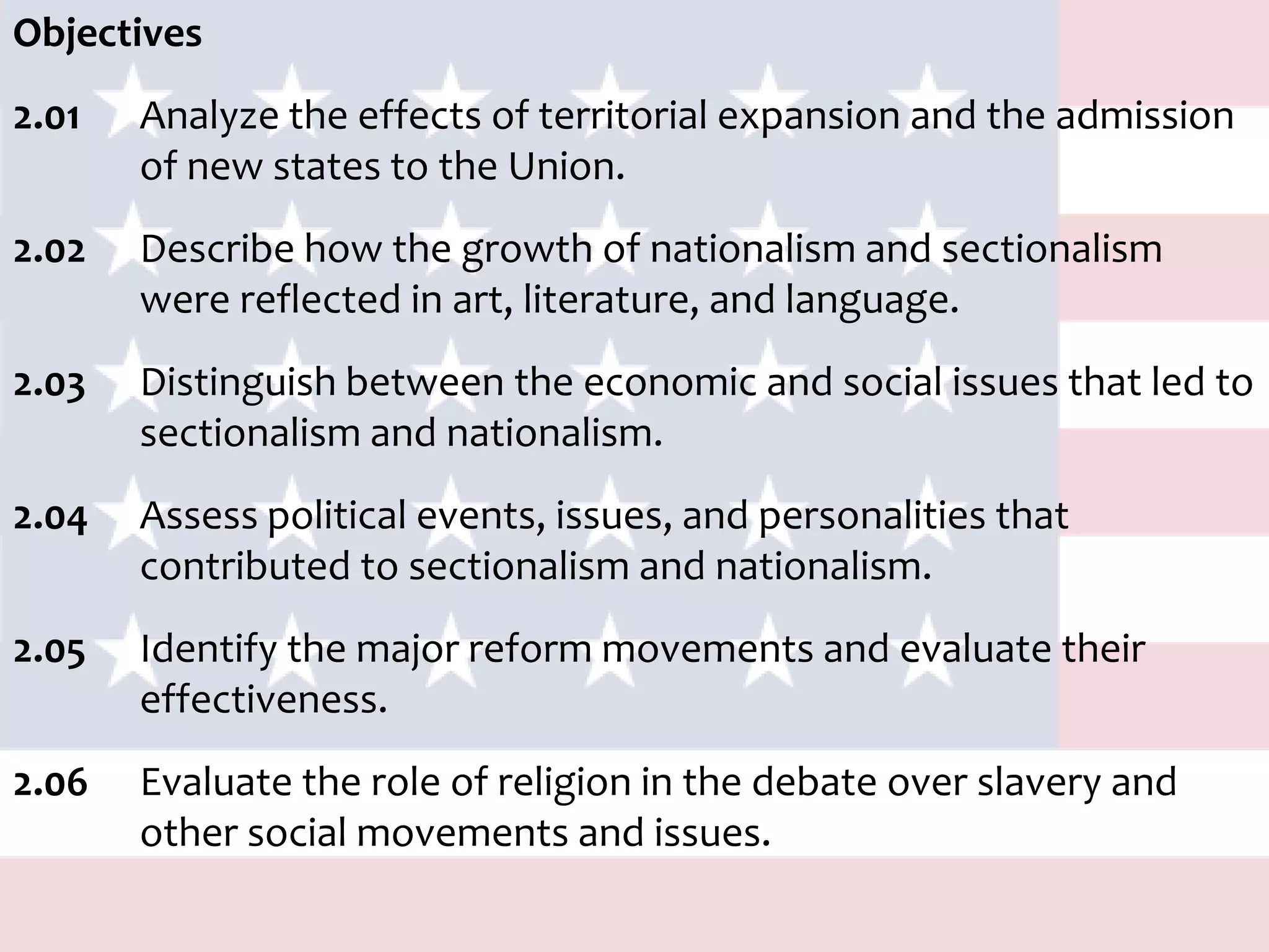 Good feelings, jacksonian democracy, and manifest destiny pt 1 | PPTX ...