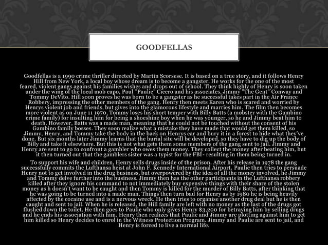 Goodfellas | PPT