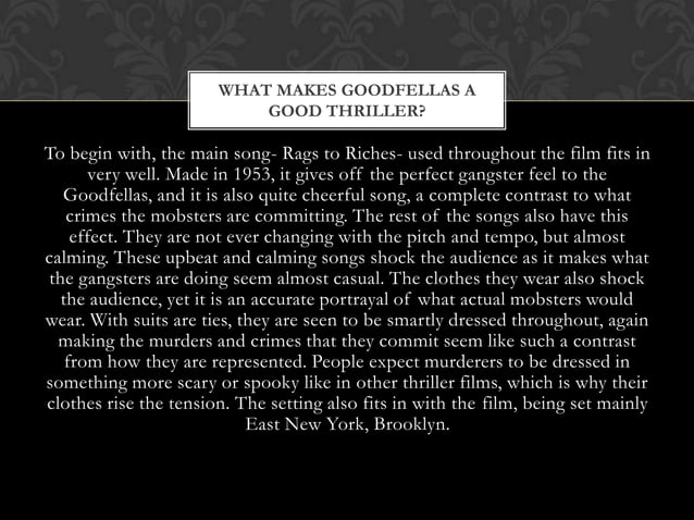 Goodfellas | PPT