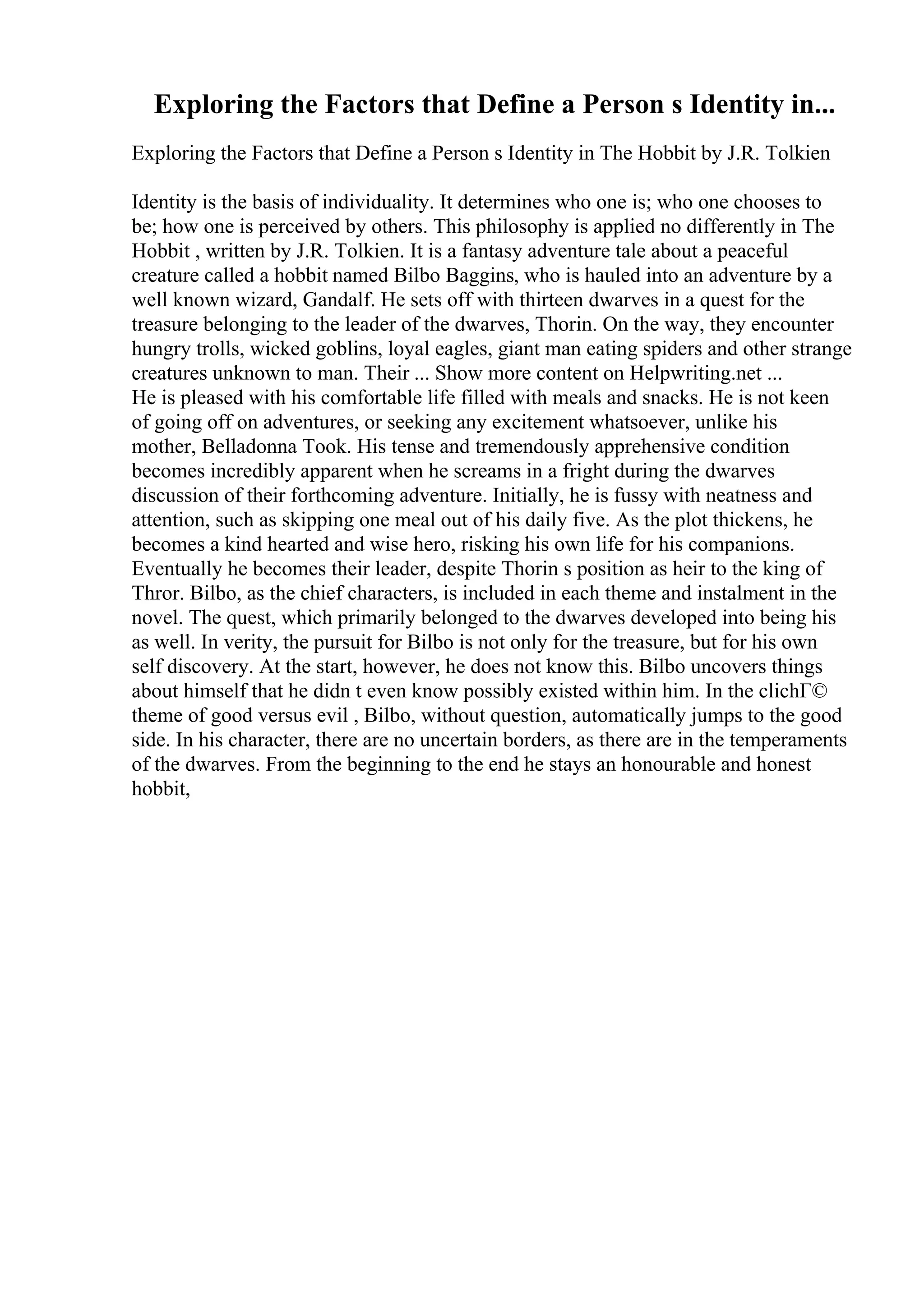 Good First Sentences For Essays | PDF