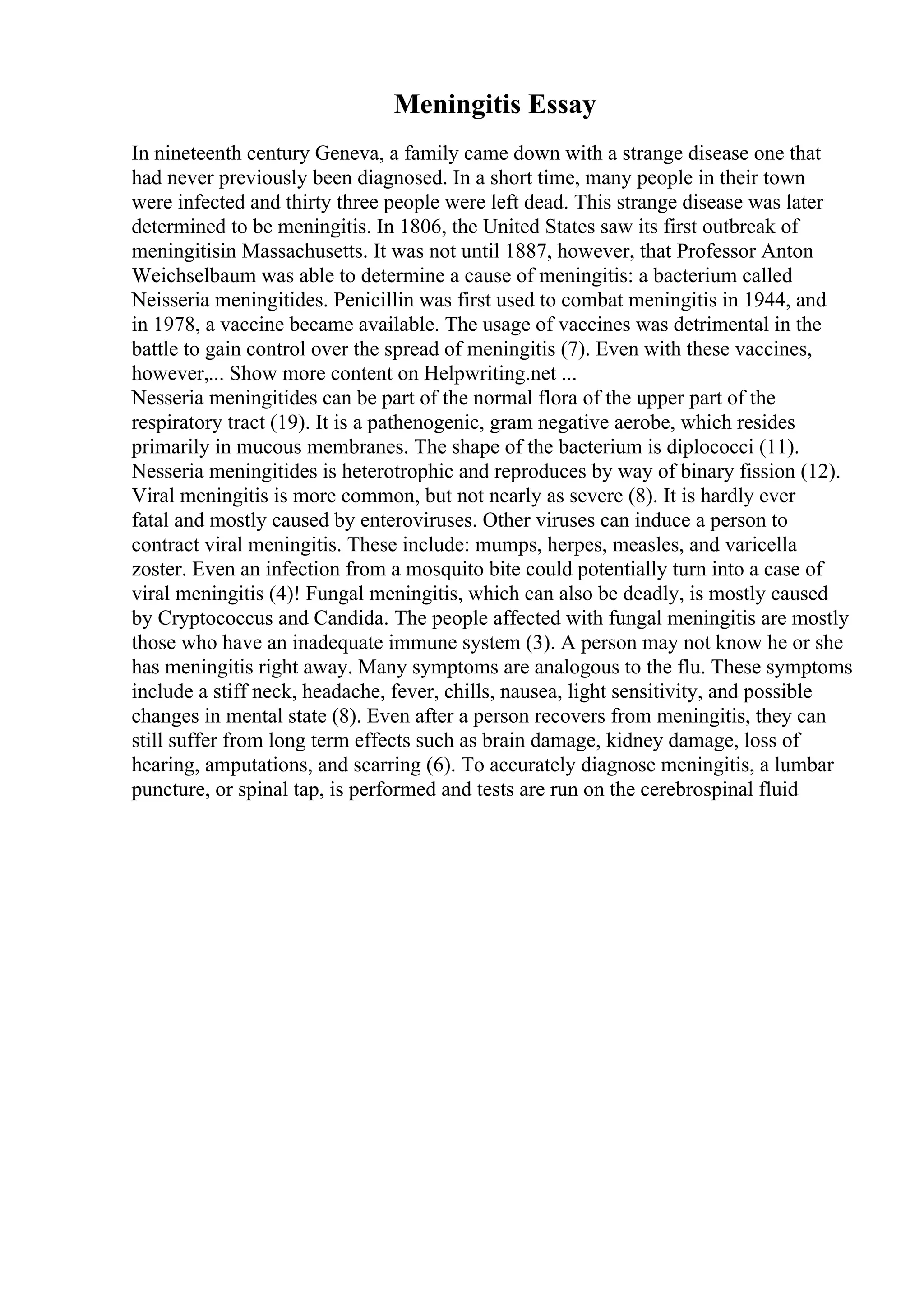 Good First Sentences For Essays | PDF