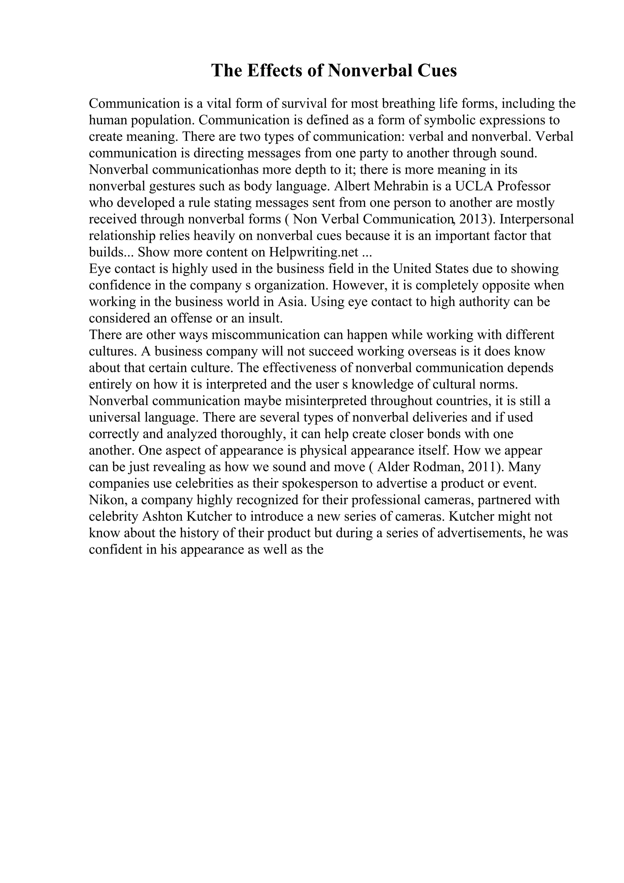 Good First Sentences For Essays | PDF