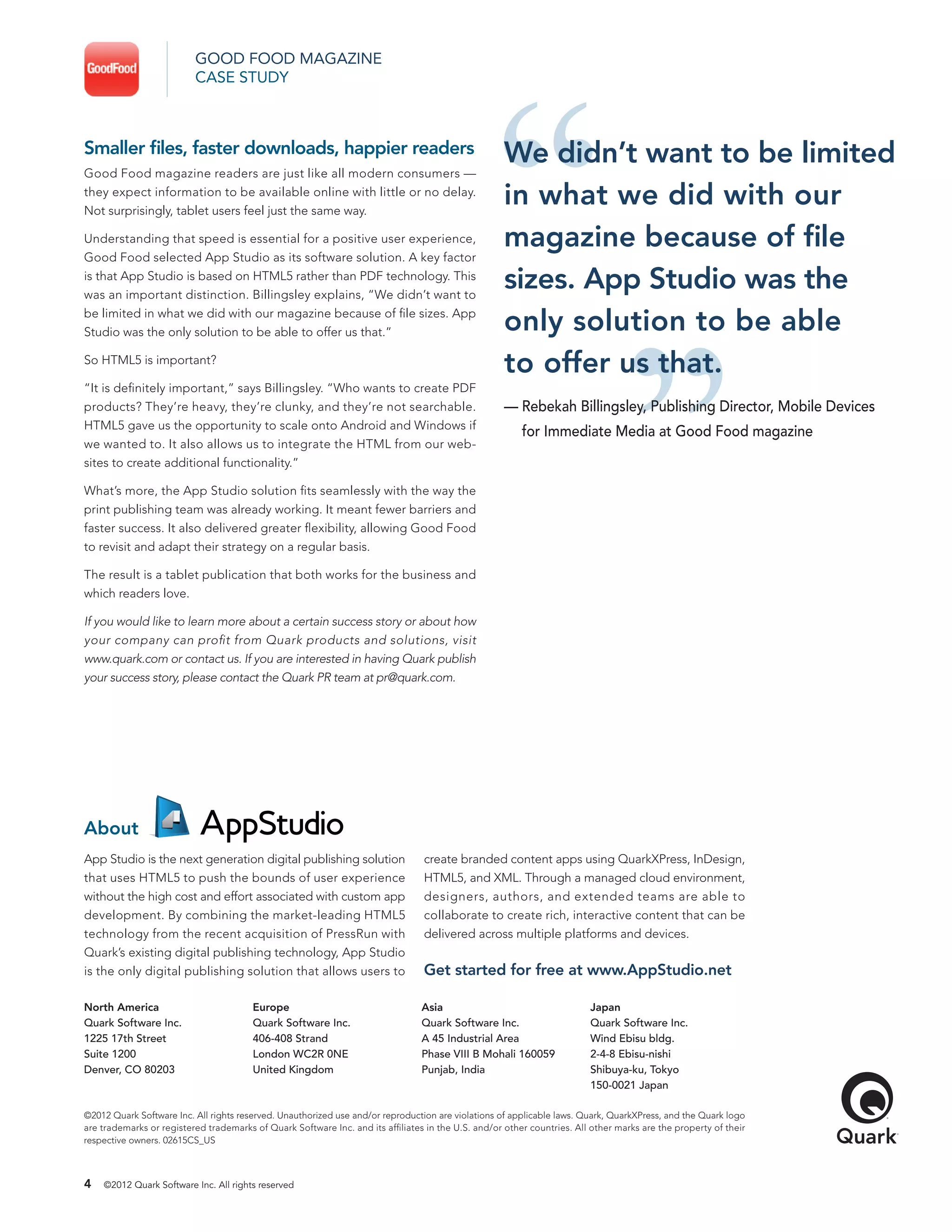 Good food case study | PDF