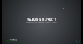 Good Form - complex web forms made Groovy | PPT