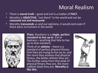 GOOD FOR WHAT? A sceptical look at the rationalising of morality. | PPT ...