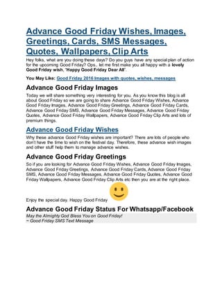 Good Friday | DOCX