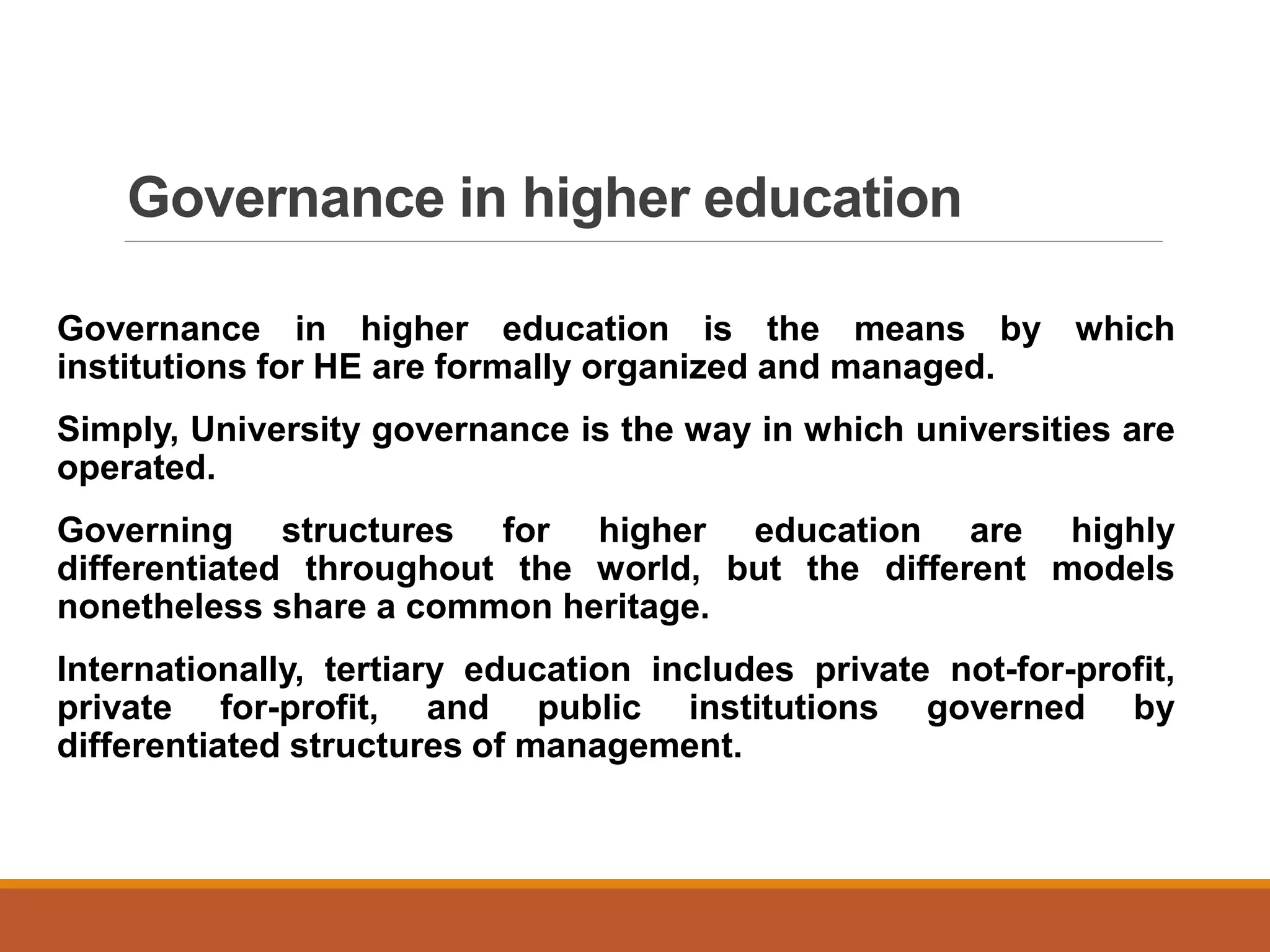 Good Governance for Improving the Quality of Higher Education in ...