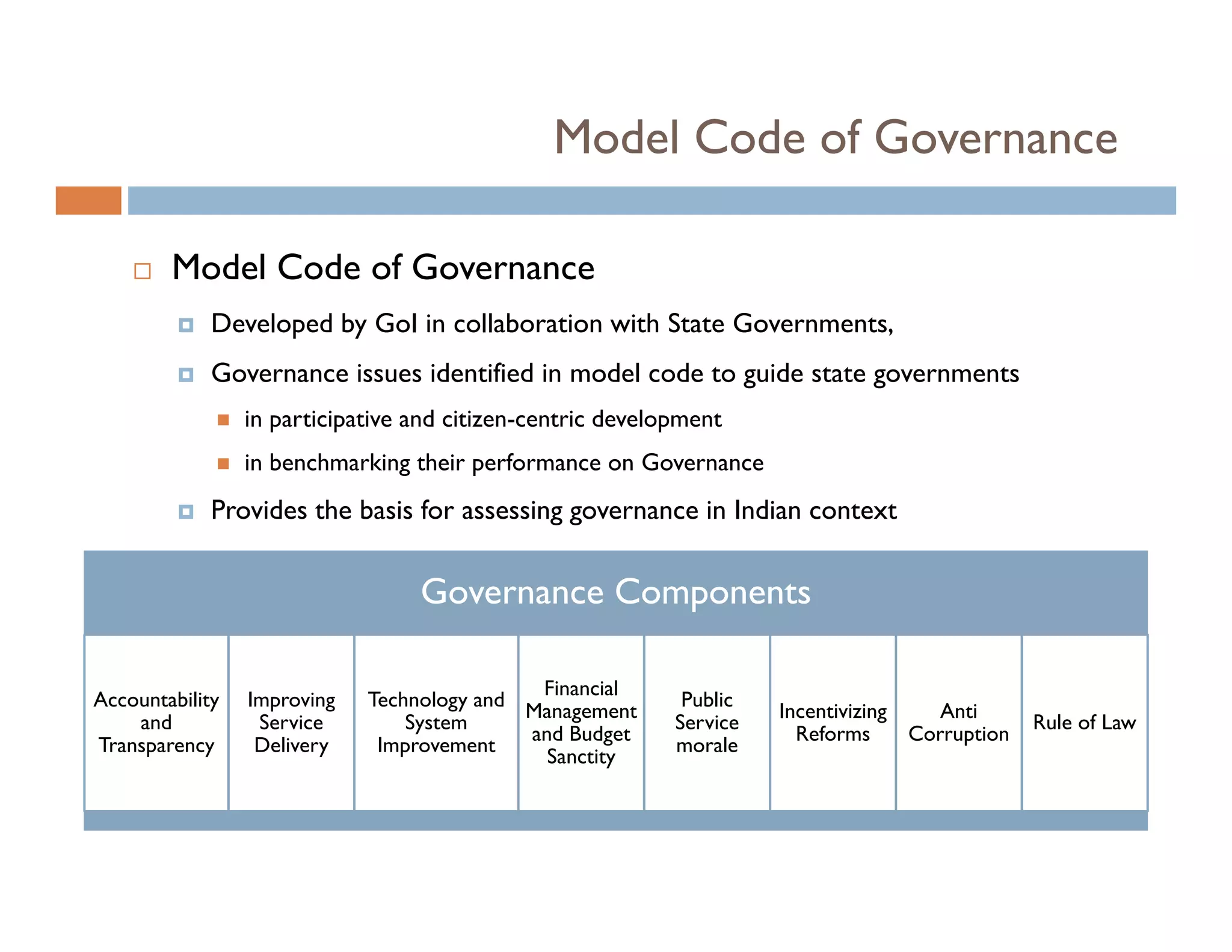 Good Governance : Origin, concepts and components | PDF