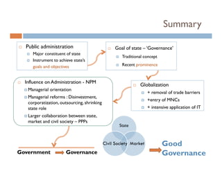 Good Governance : Origin, concepts and components | PDF