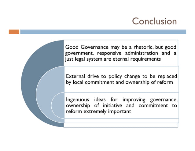 Good Governance : Origin, concepts and components | PDF | Civic affairs ...
