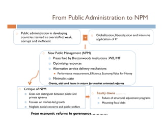 Good Governance : Origin, concepts and components | PDF