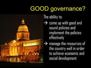 Principles of Governance | PPTX