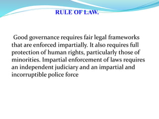 GOOD GOVERNANCE-PRINCIPLES | PPTX