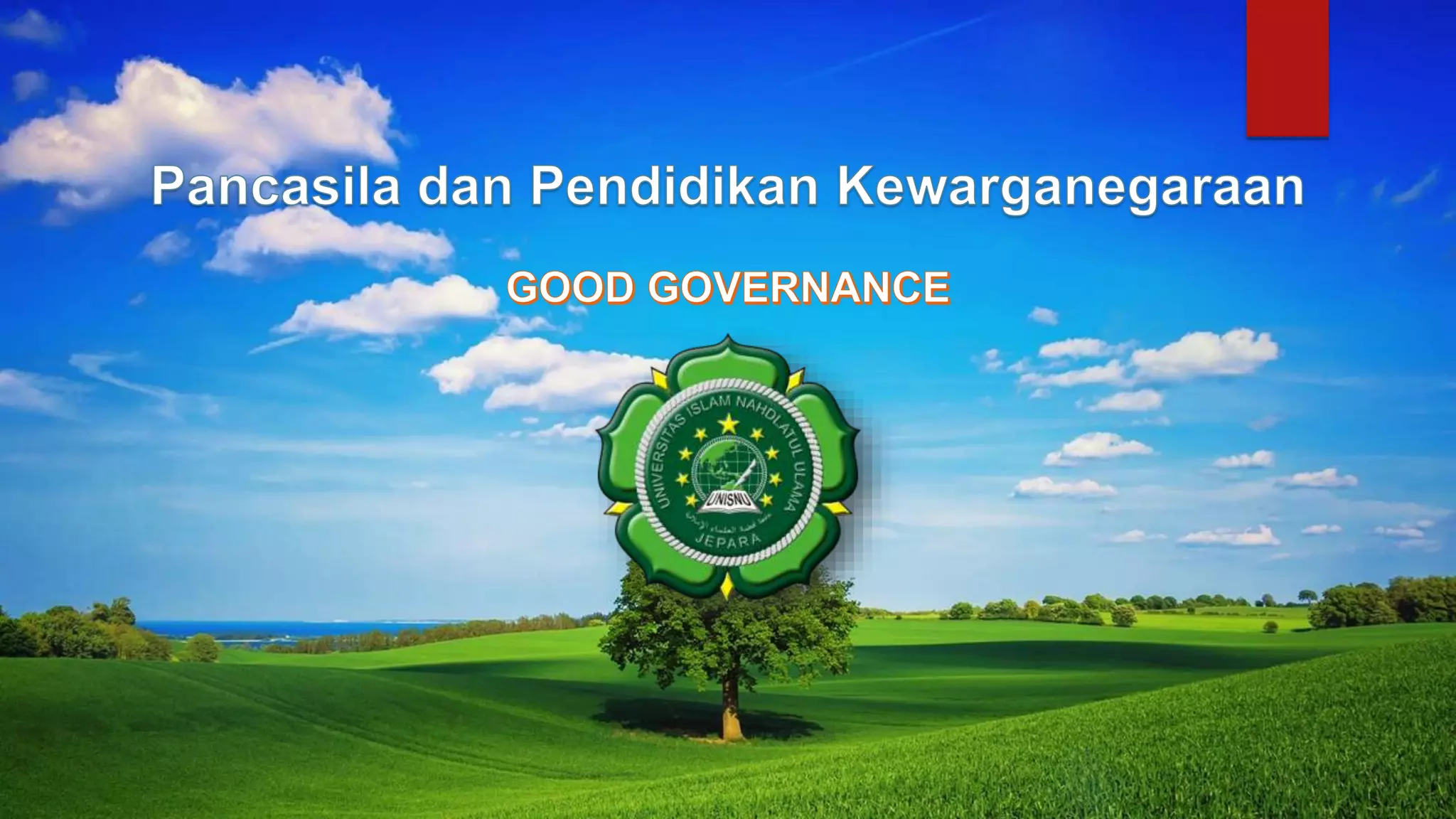 PEMERINTAHAN YANG BAIK (Good governance) | PPTX