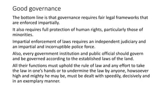 Good governance | PPTX