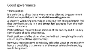 Good governance | PPTX