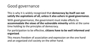 Good governance | PPTX