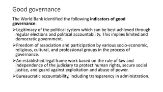 Good governance | PPTX