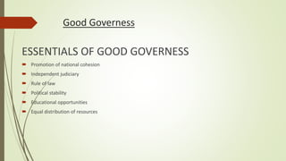 Good governance | PPTX