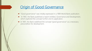 Good governance and Citizen's Charter | PPTX