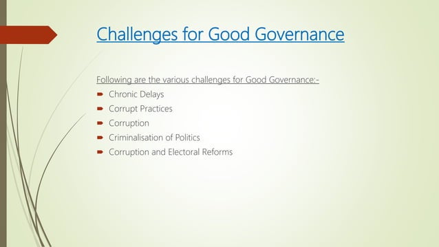 Good governance and Citizen's Charter | PPT