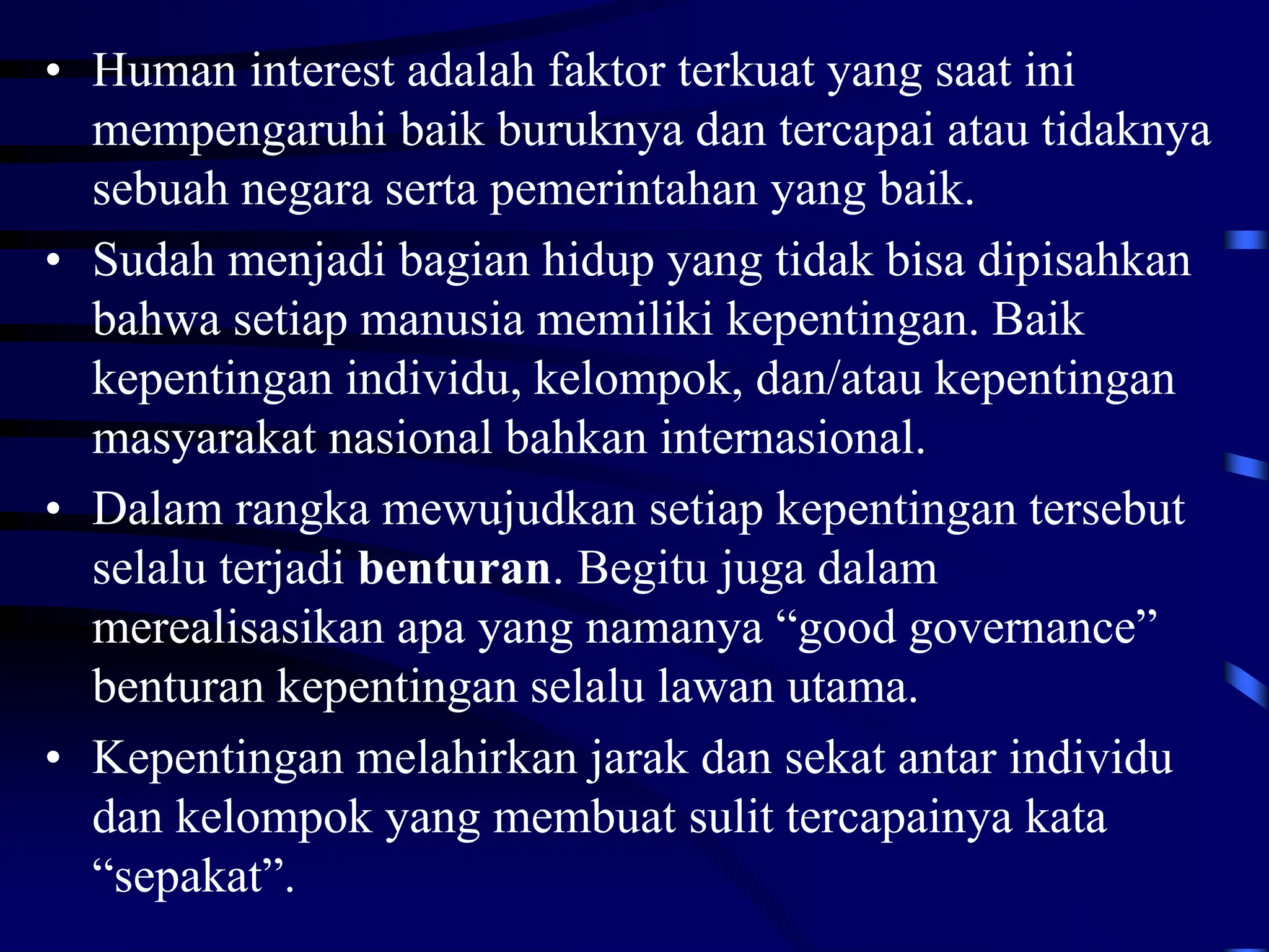 Penerapan prinsip GOOD GOVERNANCE dalam sektor publik | PPT