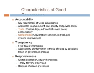 Good governance and social responsibility | PPTX