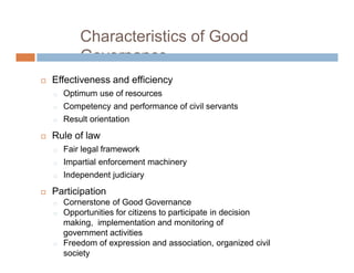 Good governance and social responsibility | PPTX