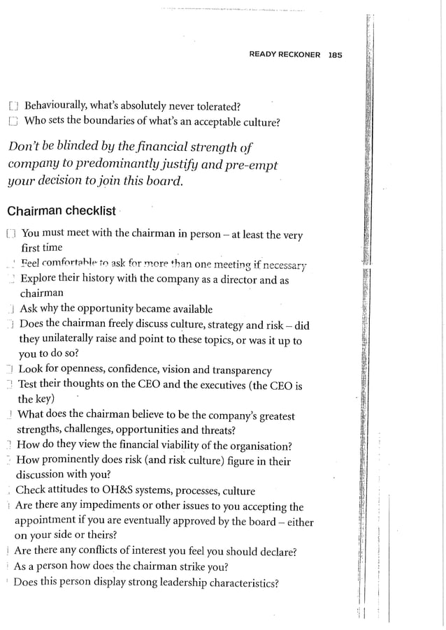 Good Governance Checklist January 2020 | PDF