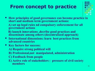Good governance final for naem | PPT