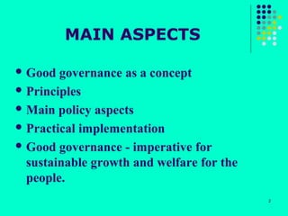 Good governance final for naem | PPT