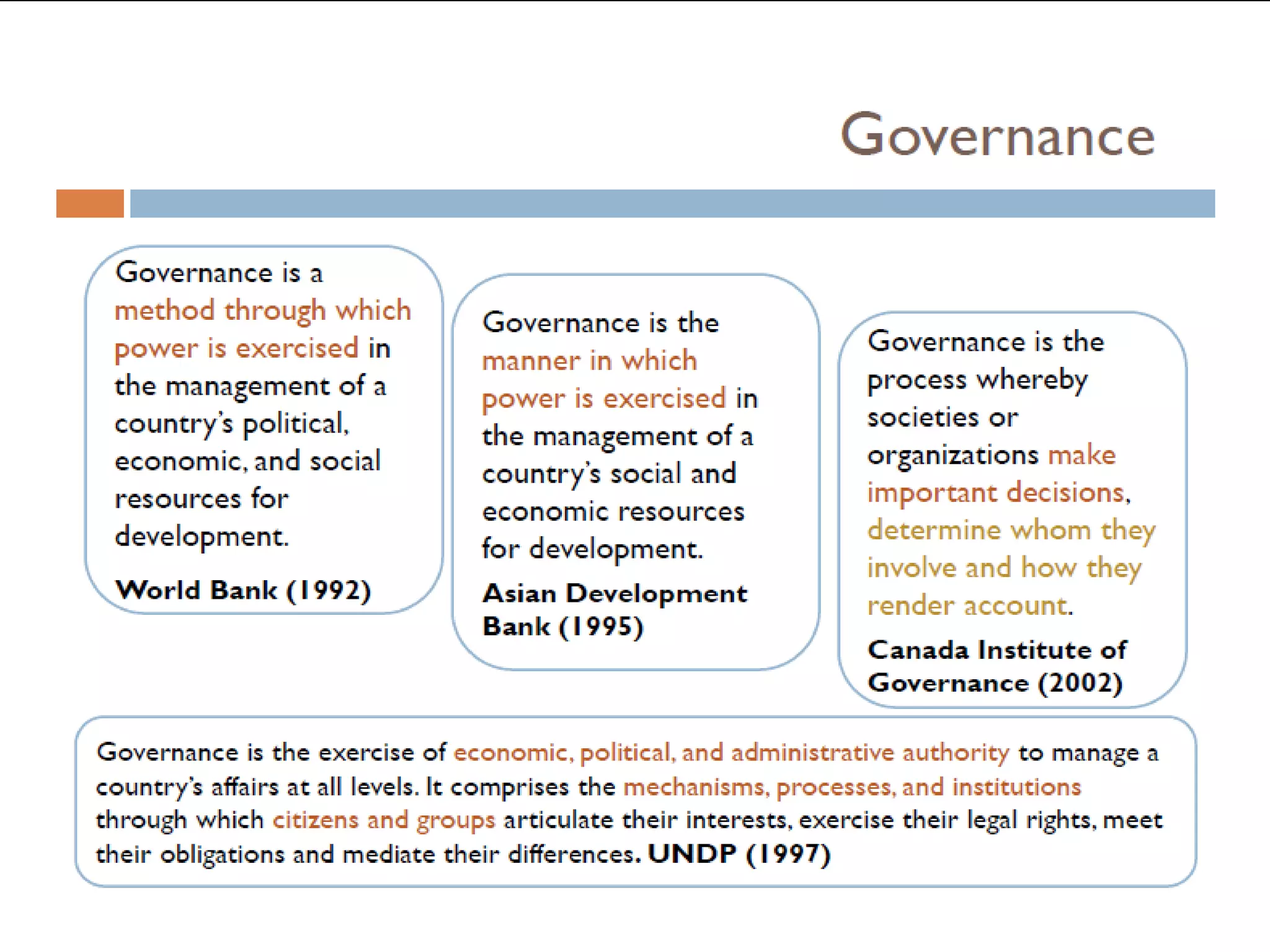 GOOD GOVERNANCE | PPTX