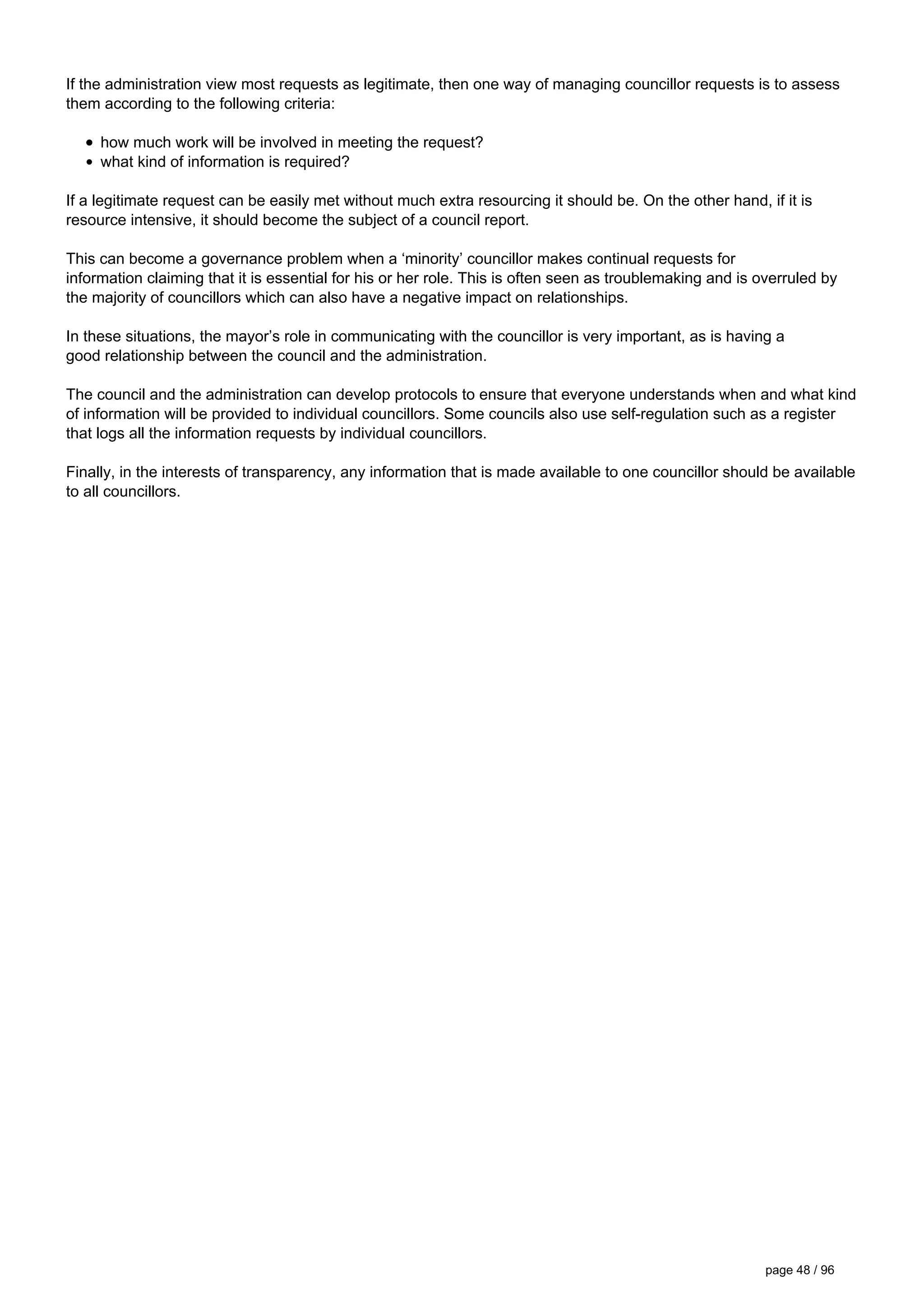 Good Governance Guide for Local Government | PDF