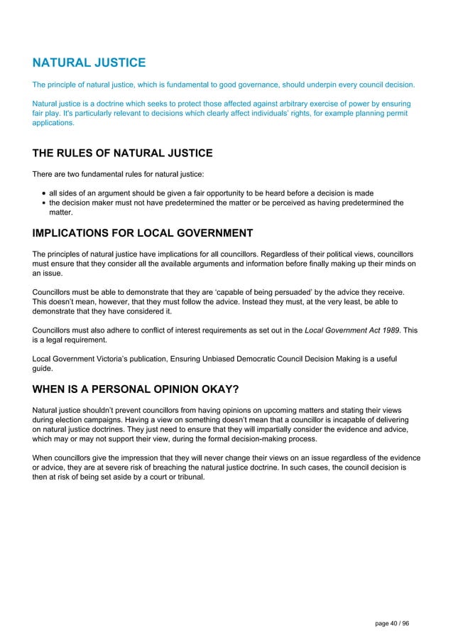 Good Governance Guide for Local Government | PDF