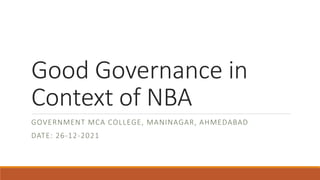 Good Governance in Context of NBA.pptx