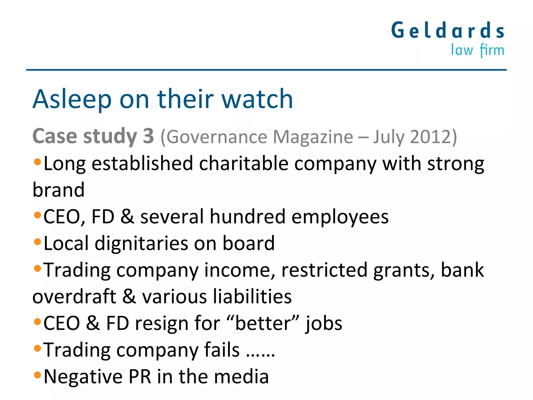 The practicalities of good governance | PPT