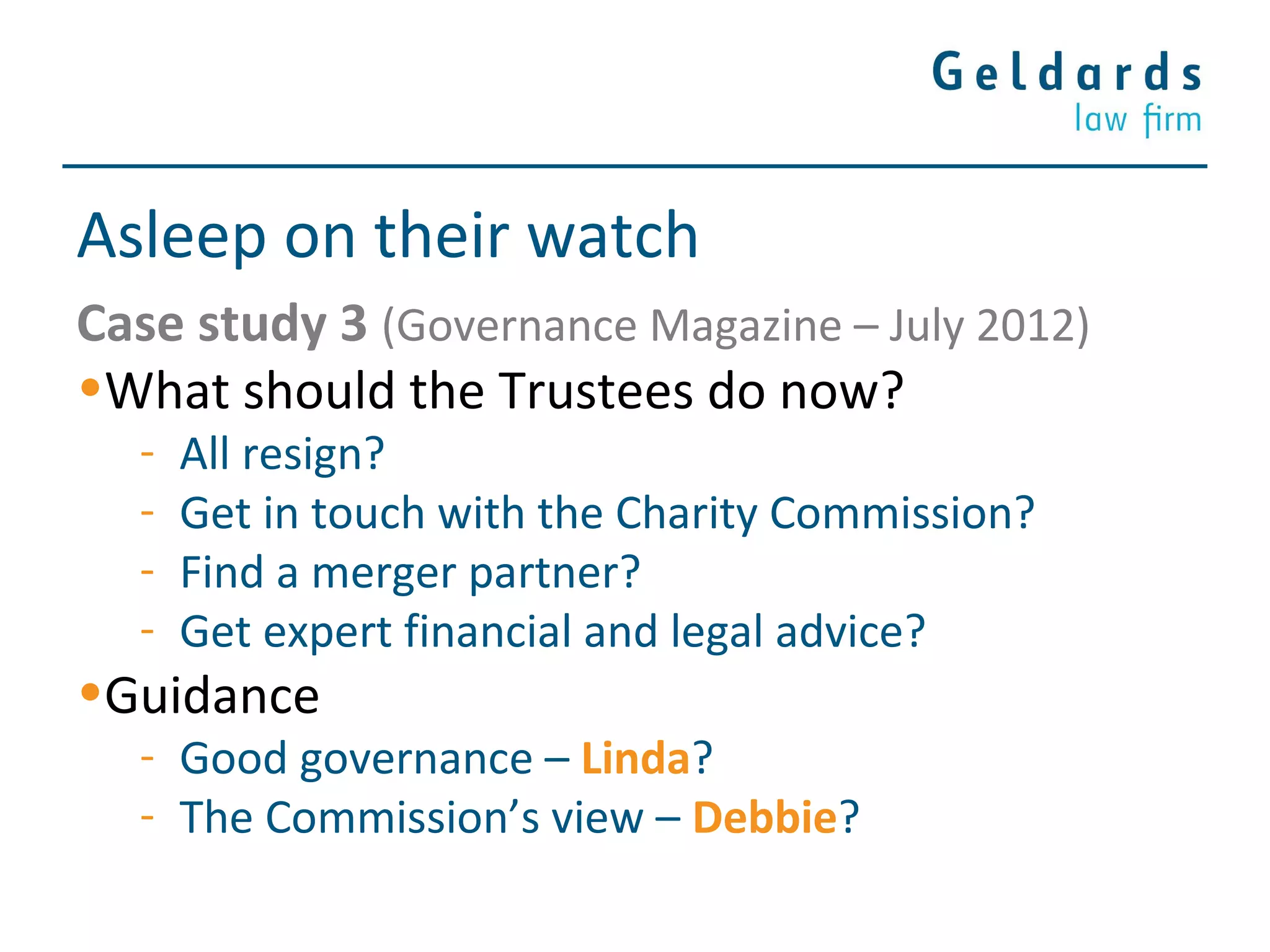 The practicalities of good governance | PPT