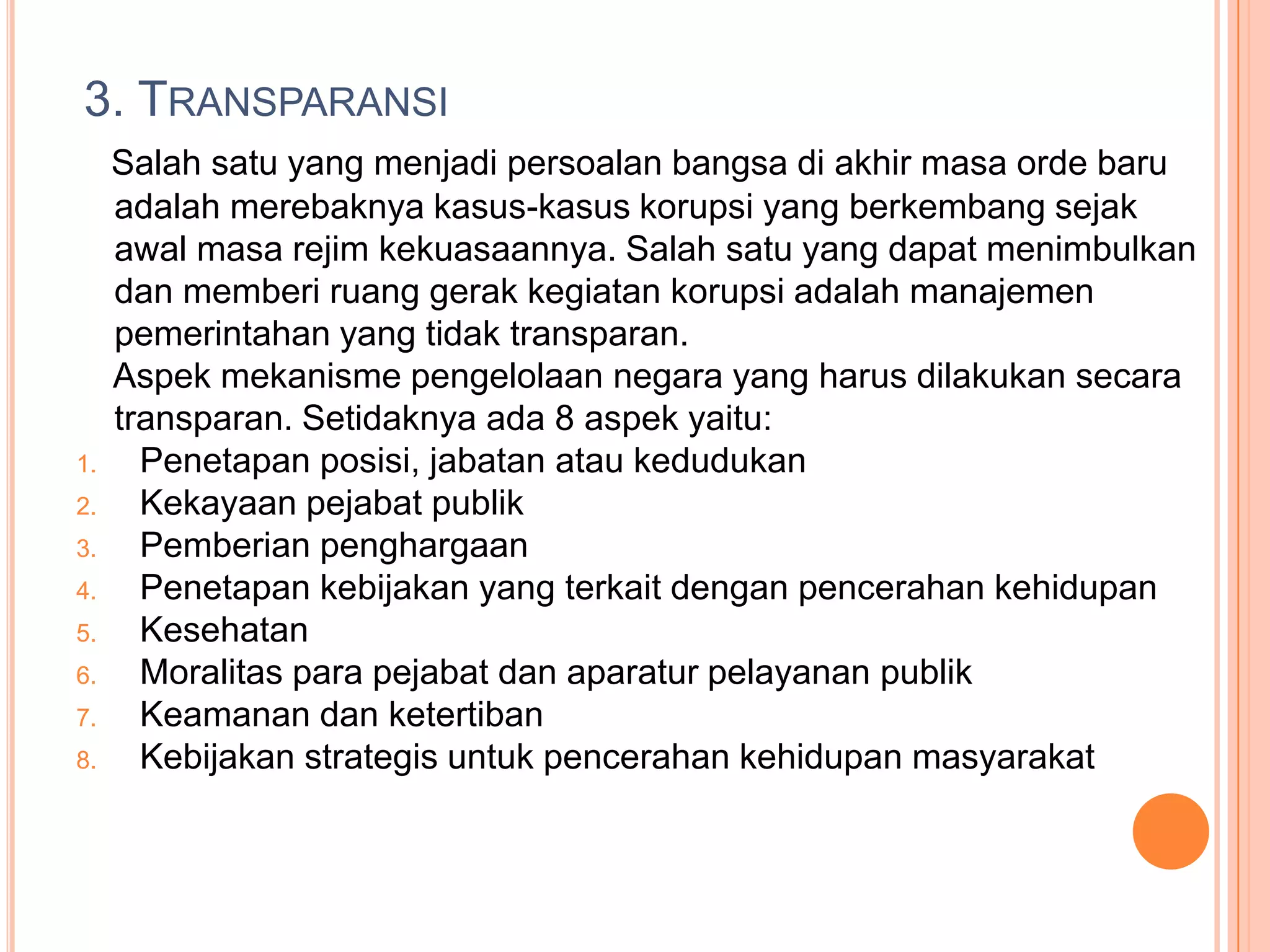 Good governance (tata pemerintahan yang baik) | PPT
