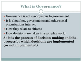 Good governance using e governance | PPTX | Technology Industry ...